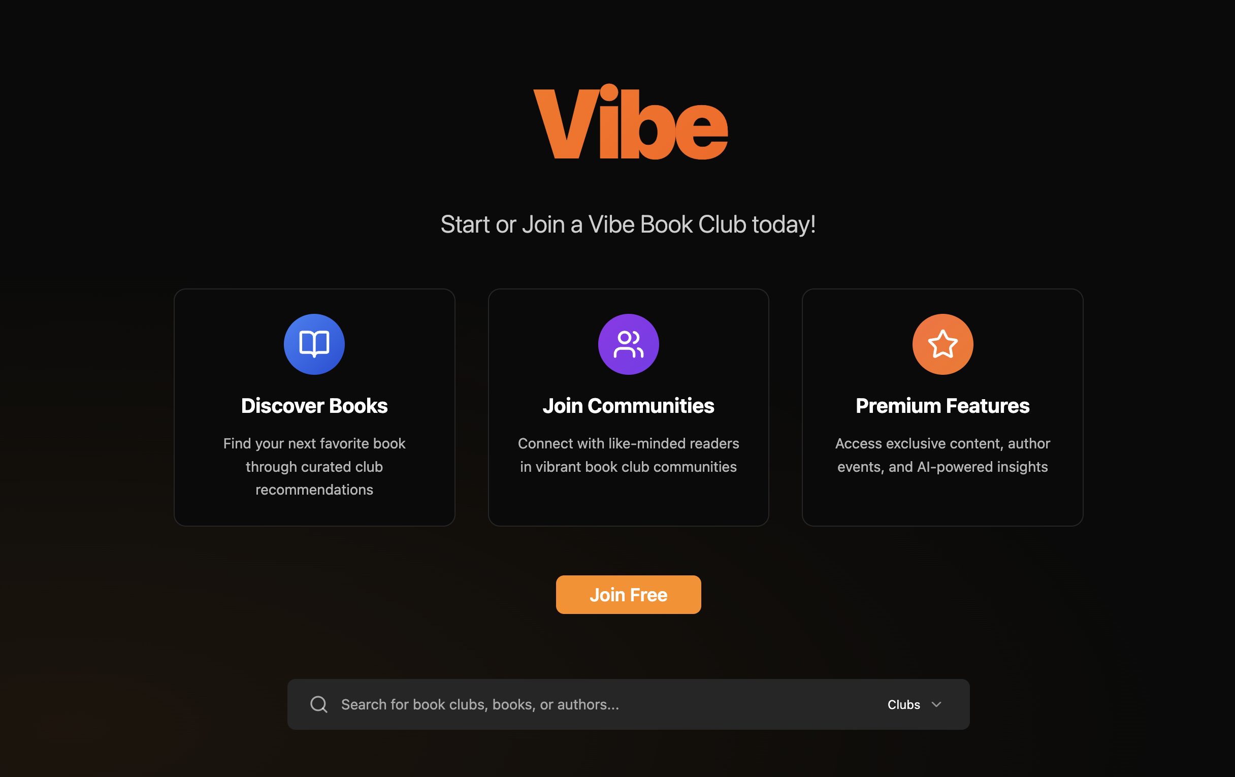 Vibe Book Club - Discover & Discuss Books